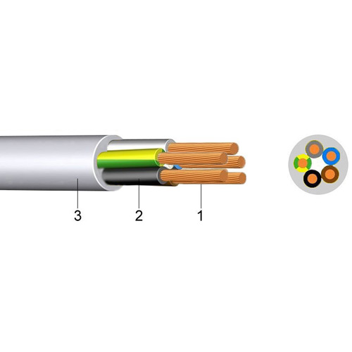 Provodnik PP/J H05VV-F 5x6mm²