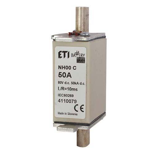 ETI osigurač za specijalne namene M000 bat 50A/80V DC