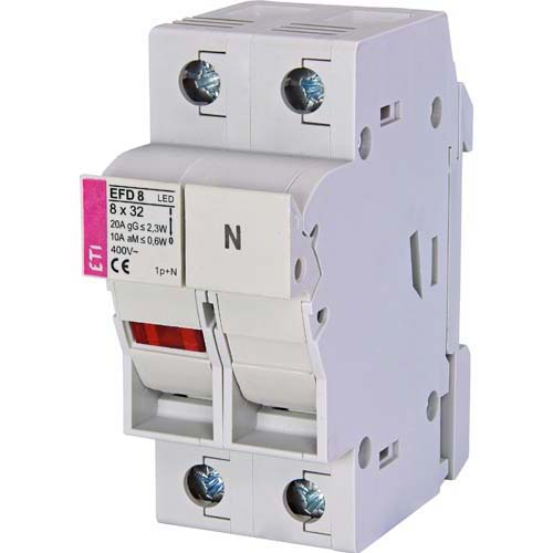 ETI Fuse-switch disconnectors EFD 8 1p+N LED AD