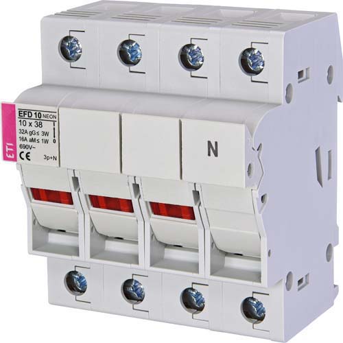 ETI Fuse-switch disconnectors EFD 10 3p+N NEON