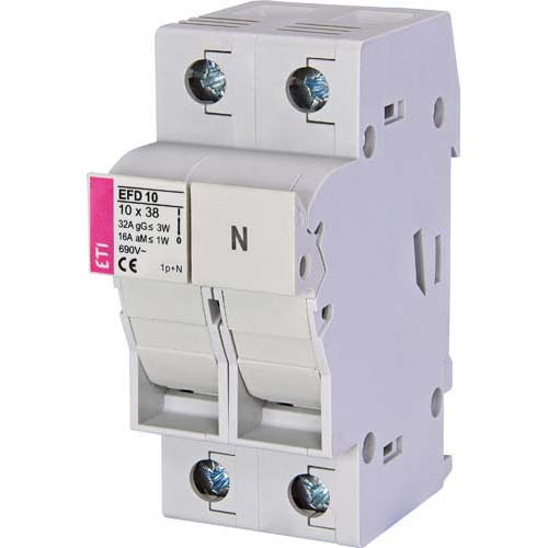 ETI Fuse-switch disconnectors EFD 10 1p+N