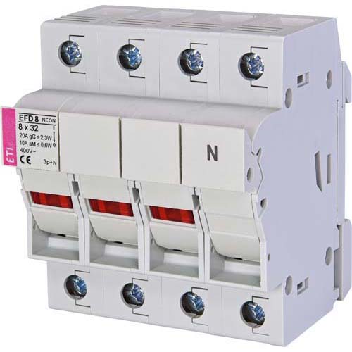 ETI Fuse-switch disconnectors EFD 8 3p+N NEON AD