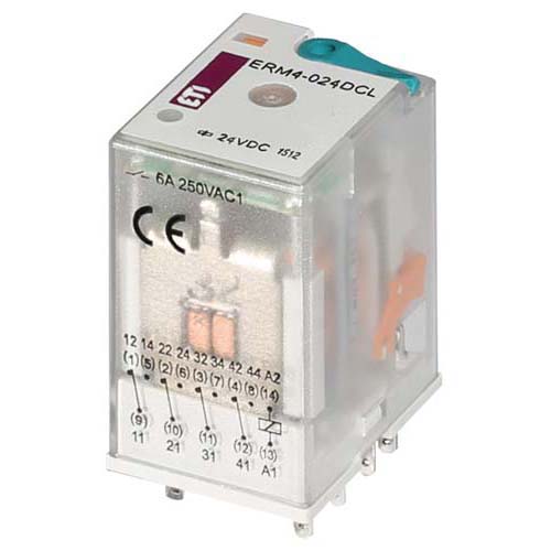 ETI Plug-in ERM relays ERM4-024DCL
