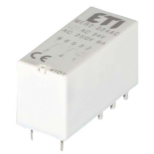 ETI Miniature MER2 relays MER2-024AC