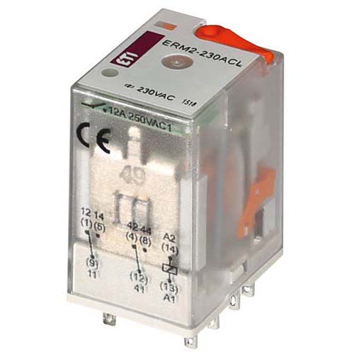 ETI Plug-in ERM relays ERM2-230ACL