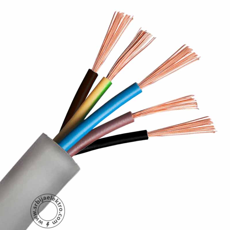 Kabel licnasti PP/J 5x2.5