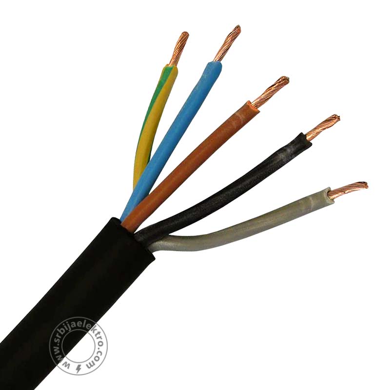 Kabel Gumeni H05RN-F (GG/J) 5x1.5