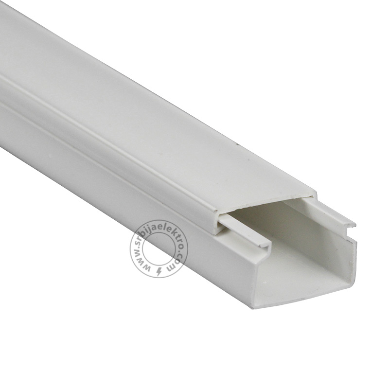 PVC kanal 25x16x2000 beli/pun