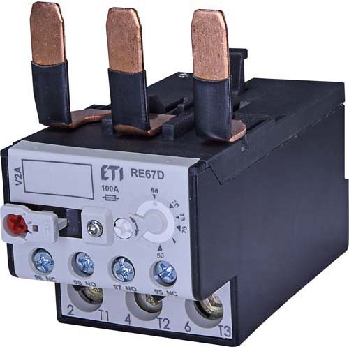 ETI Motorni kontaktor CEM prekostrujni relej RE67.2D-80