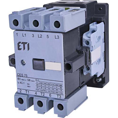 ETI Motorski kontaktor CES 75.22-230V-50/60Hz