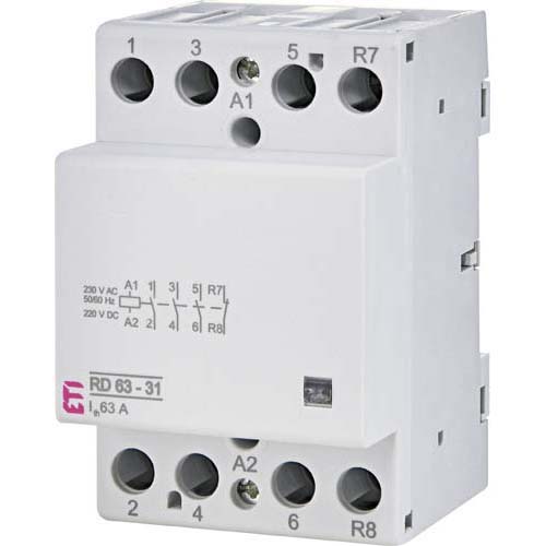 ETI Modularni kontaktor RD 63-31-230V AC/DC