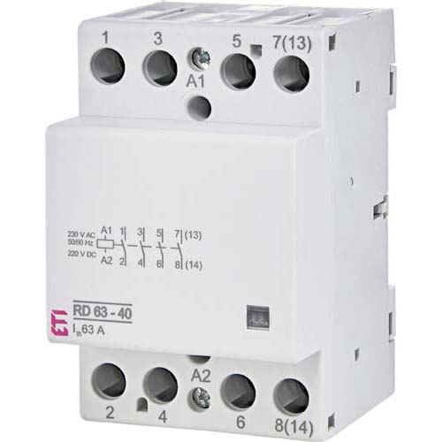 ETI Modularni kontaktor RD 63-40-230V AC/DC