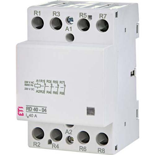 ETI Modularni kontaktor RD 40-04-230V AC/DC