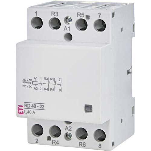 ETI Modularni kontaktor RD 40-22-230V AC/DC