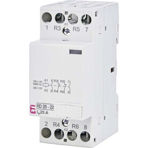 ETI Modularni kontaktor RD 25-22-230V AC/DC