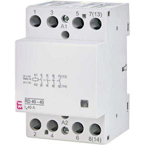 ETI Modularni kontaktor RD 40-40-24V AC/DC