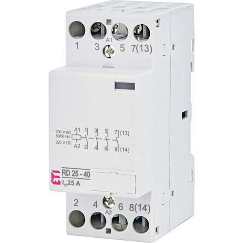 ETI Modularni kontaktor RD 25-40-230V AC/DC