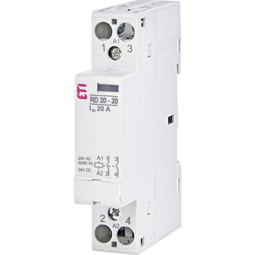 ETI Modularni kontaktor RD 20-20-24V AC/DC