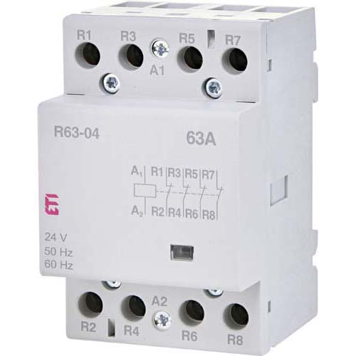 ETI Modularni kontaktor R 63-04 24V