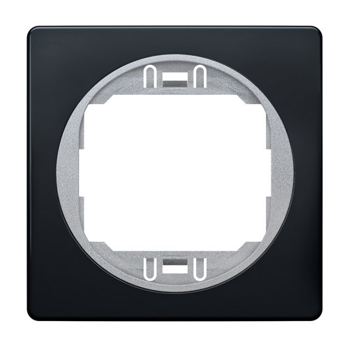 EON Maska jednostruka 80×80 crna soft sa silver nosačem