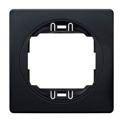 EON Maska jednostruka 80×80 crna soft sa crnim nosačem