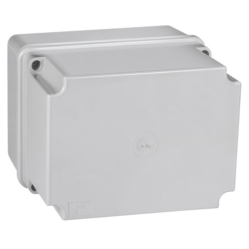Kutija razvodna na zid 150x110x120 IP56 ABS g/w 650°C siva