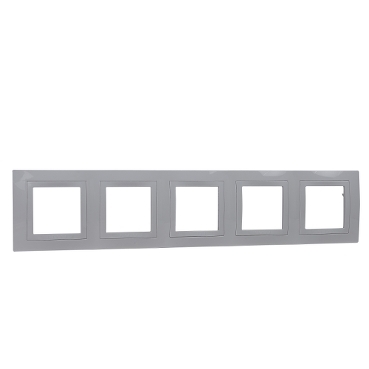 Unica Basic dekorativni ram petrostruki horizontalni beli