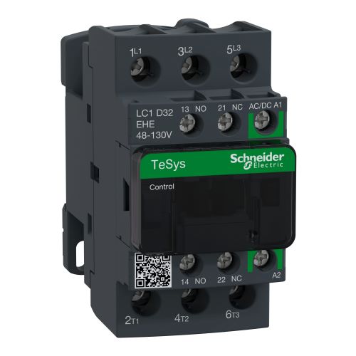 SE TeSys D kontaktor 3P 32A AC-3 do 440V kalem 48-130V AC/DC