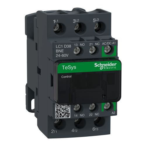 SE TeSys D kontaktor 3P 38A AC-3 do 440V kalem 24-60V AC/DC