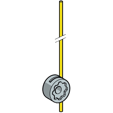 SE Poluga gr. prekidača ZCKY-okrugla šipka stakleno vlakno 3 mm D=125mm -25..+70°C