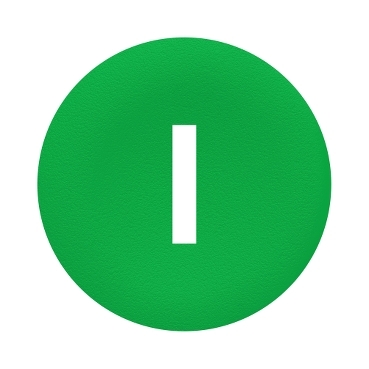SE Zelena kapica sa oznakom “I” za okrugli taster Ø22