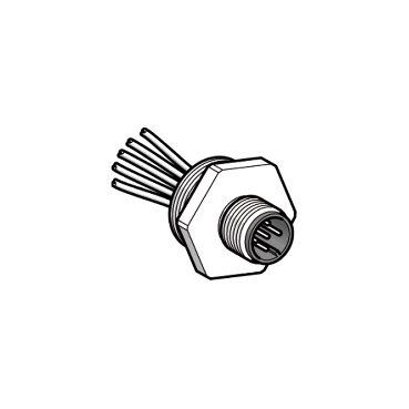SE Adapter plastični uvodnik Pg 13.5 za muški konektor M12 4-wire