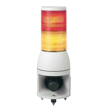 SE Svetlosna kolona 100 mm 100..240 V sirena-stalno/trepćuće LED svetlo-nar./crvena