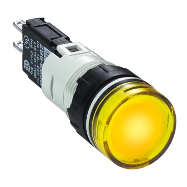SE Žuta kompletna signalna lampica Ø16 sa integrisanim LED 12…24V