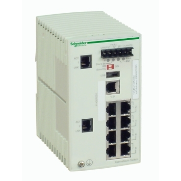 SE Ethernet TCP/IP upravljivi switch ConneXium 8 portova za bakarni + 2 za Gbit