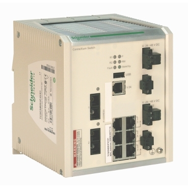 SE Ethernet TCP/IP prošireni upravljivi switch ConneXium – 6 TX/2FX multimodni