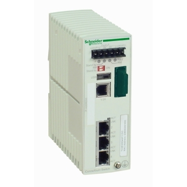 SE Ethernet TCP/IP upravljivi switch ConneXium 3TX/1FX monomodni
