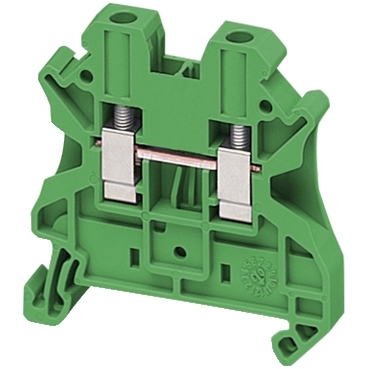 SE Linergy standardna redna stezaljka 4mm² 32A jednostruka 1×1 vijčana zelena