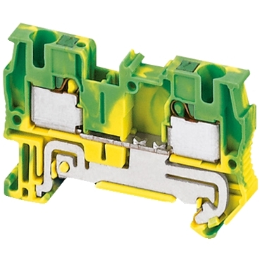 SE Linergy redna stezaljka za uzemlj. 4mm² jednostruka 1×1 utična zeleno-žuta