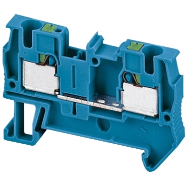SE Linergy standardna redna stezaljka 4mm² 32A jednostruka 1×1 utična plava