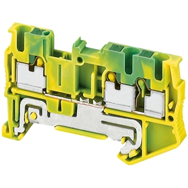 SE Linergy redna stezaljka za uzemlj. 2.5mm² jednostruka 1×2 utična zeleno-žuta