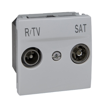 SE Unica R-TV/SAT utičnica prolazna beli