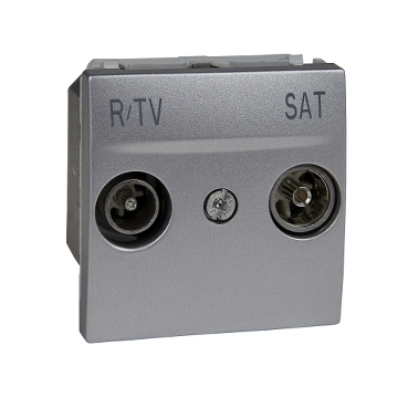 SE Unica Top/Class R-TV/SAT utičnica završna aluminijum