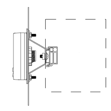 SE PowerLogic adapter za montažu multimetra