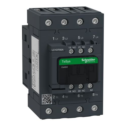 SE TeSys D kontaktor 4P(4 NO) AC-1 <= 440 V 80 A 380 V AC 50/60 Hz kalem