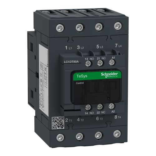 SE TeSys D kontaktor 4P(4 NO) AC-1 <= 440 V 80 A 32 V AC 50/60 Hz kalem