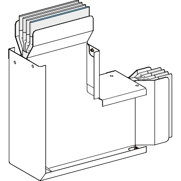 SE Canalis Cu upravni lakat 2500A 3L+N+PE 341 do 839 mm po meri