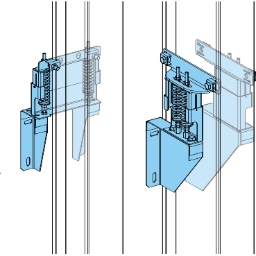 SE Canalis zidni držač vertikalne sabirnice V204 mm