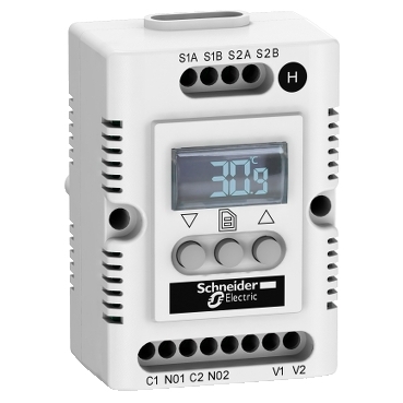 SE Climasys CC elektronski higrostat 200…240 V Hr 20…80% OLED displej