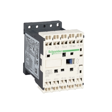 SE TeSys K kontaktor 3P(3 NO) AC-3 <= 440 V 9 A 24 V DC kalem